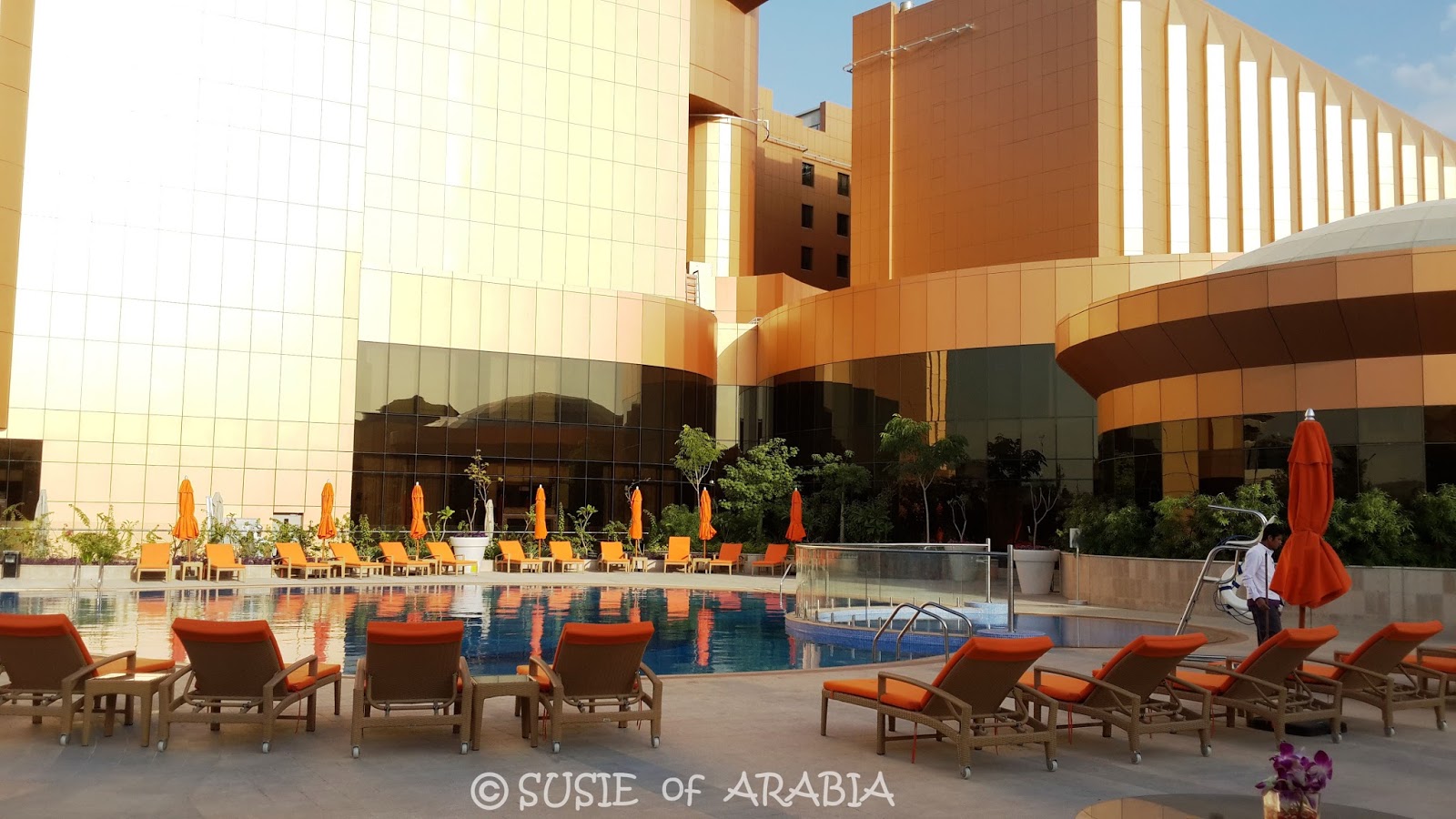 Jeddah Daily Photo: SkyWatch: Saudi Arabia Hotel Pool Area
