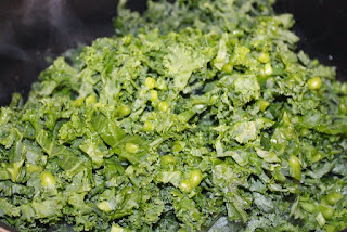 KALE LEAVES PORIYAL - Vanga Samaikalam