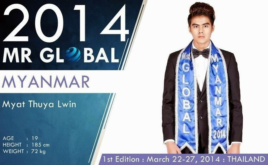 DOMINASI LELAKI: Mister Global 2014 Milik Mister Myanmar
