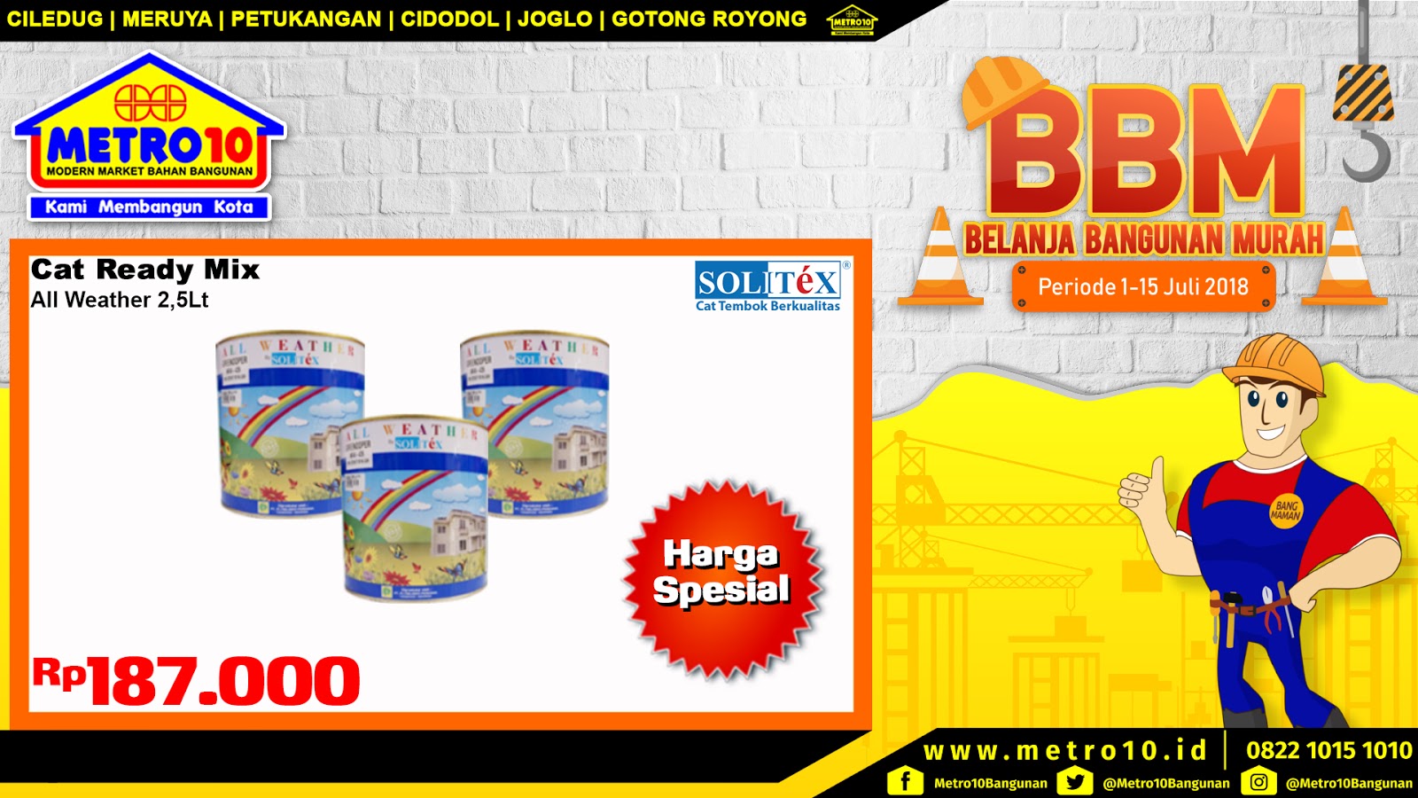 Metro 10 Bangunan: Juni 2018