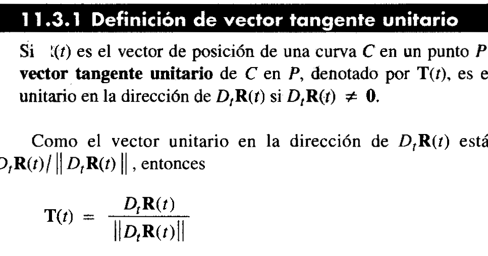 Calculo Vectorial: Vector Tangente Unitario , Normal Unitario y ...