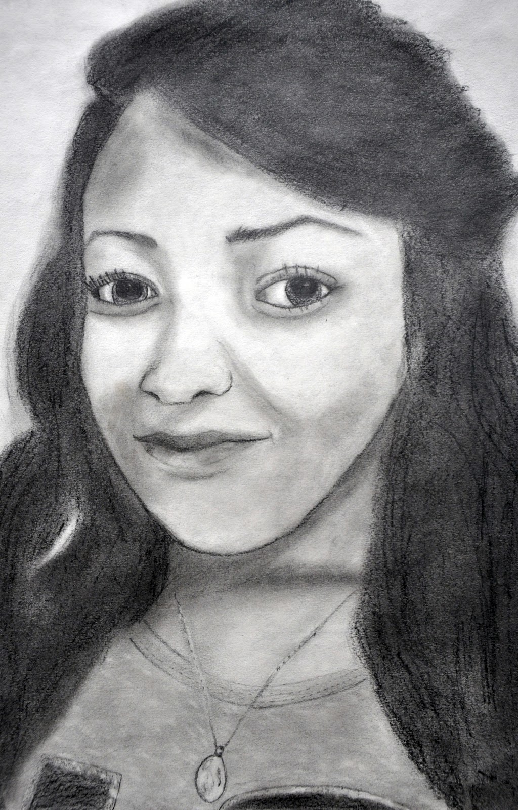 Student Art: Graphite Self Portraits