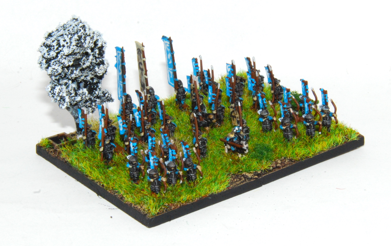 Lord Ashram's House of War: Another unit of Baccus 6mm Samurai done