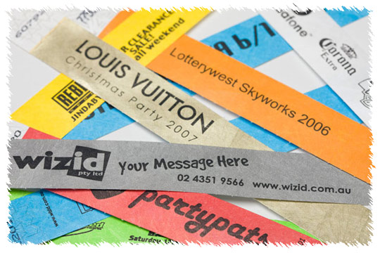 Red Clover Creative: Tyvek Wristbands