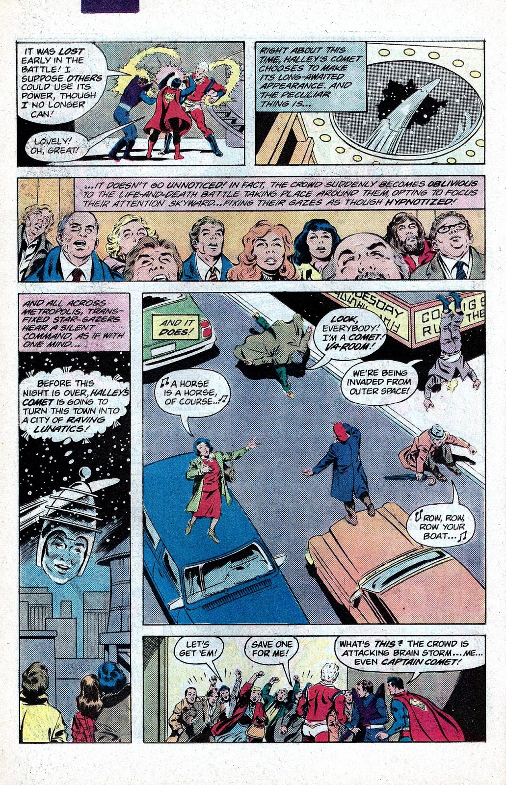 The Dork Review: Superman VS Captain Comet