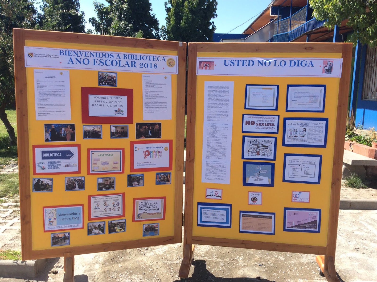 CRA MEDIA FUNDACIÓN EDUCACIONAL LICEO SAN JOSÉ DE REQUÍNOA: PANELES ...