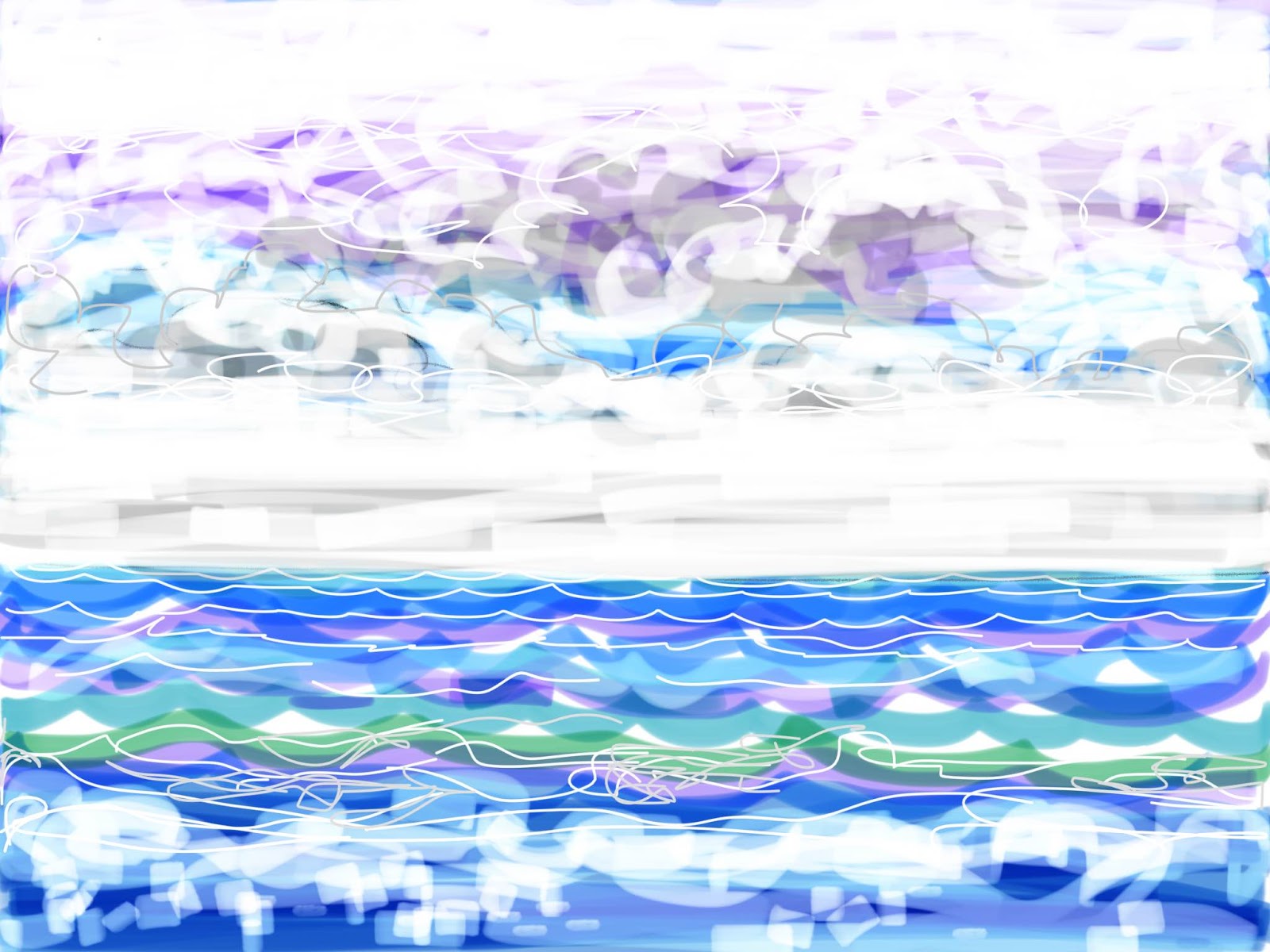 IPAD DRAWINGS - Oceans Series - Wave Patterns - Paint a Masterpiece
