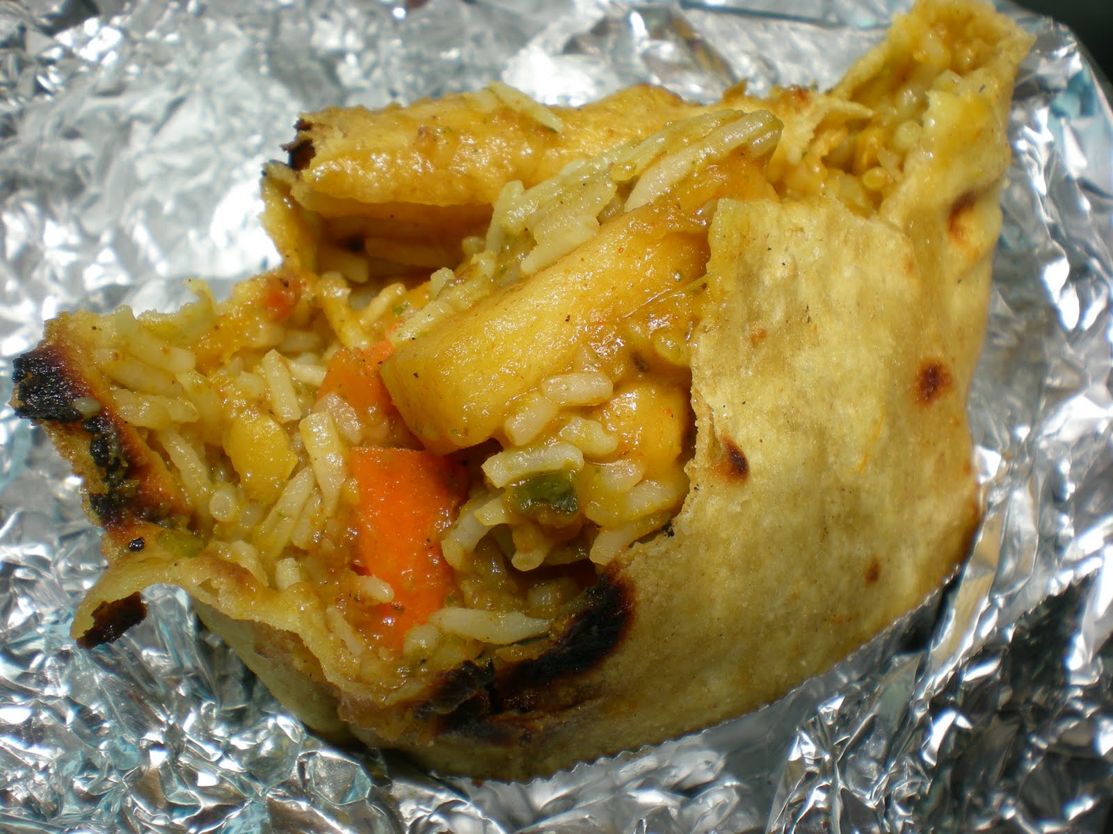 Greg's World on a Plate: Indian Burrito's