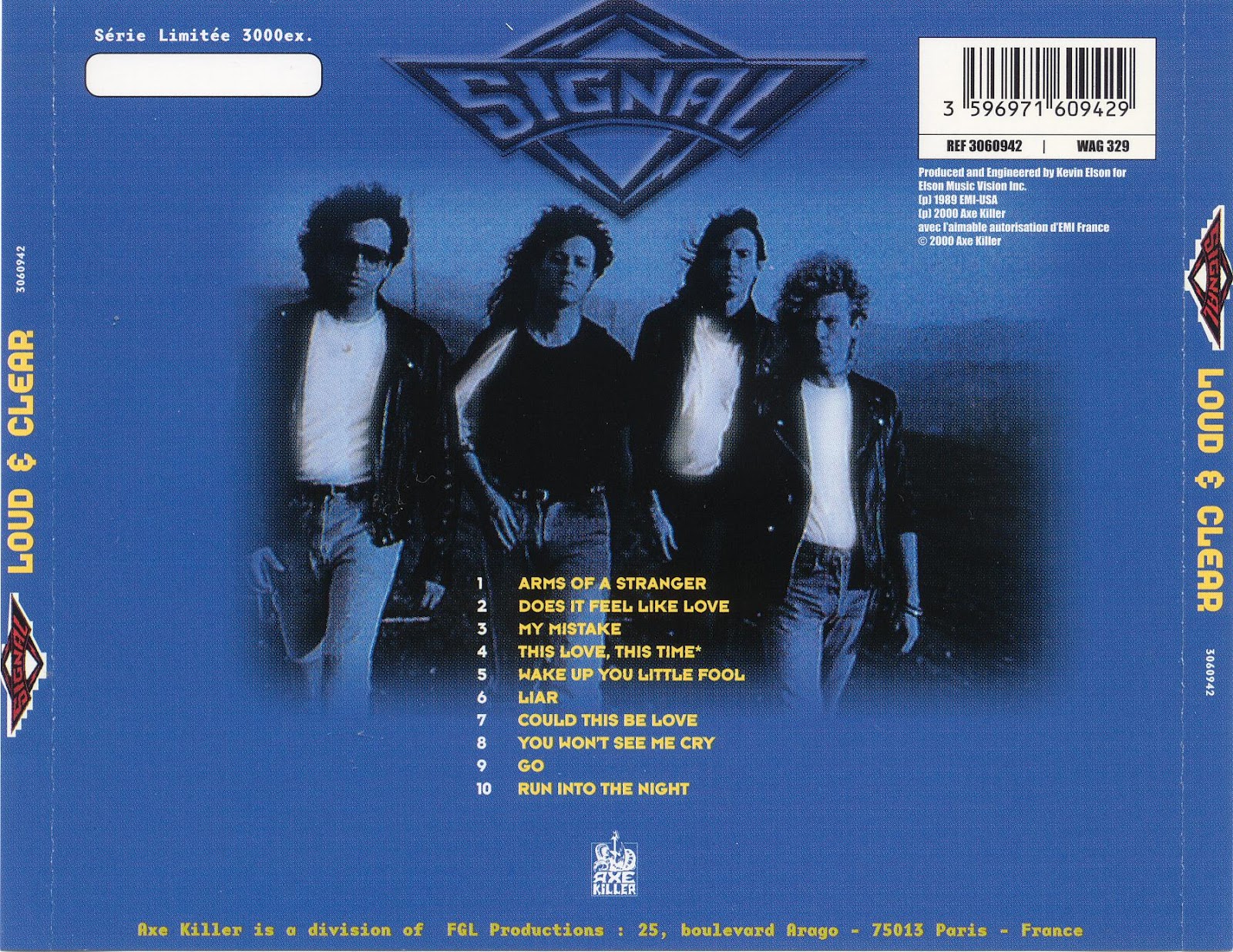KISSMAR: Signal - Loud & Clear 1989 (2000 Remastered) Melodic Rock/AOR,US