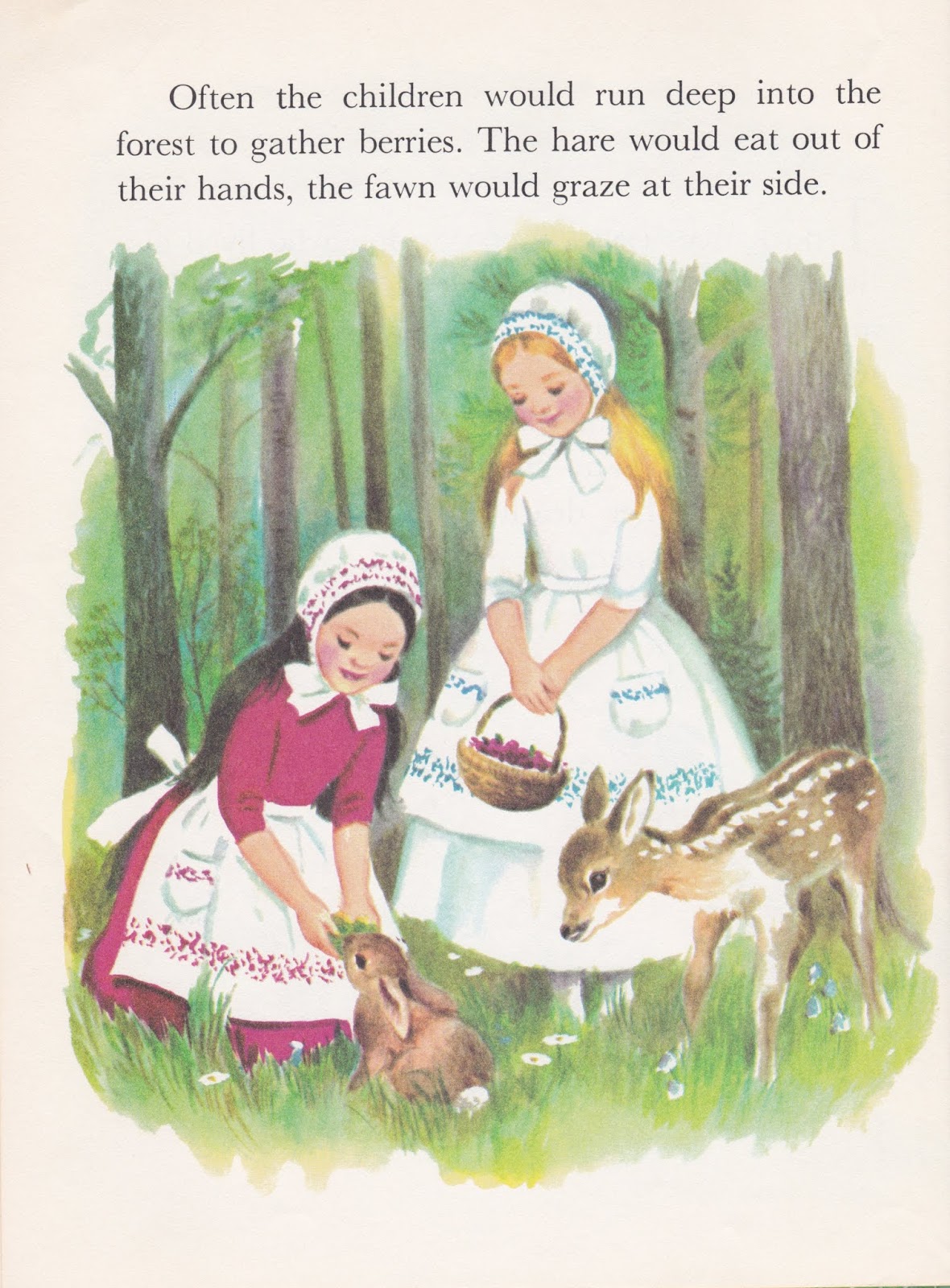 My Retro Reads: "Snow-White and Rose-Red" by The Brothers Grimm ...