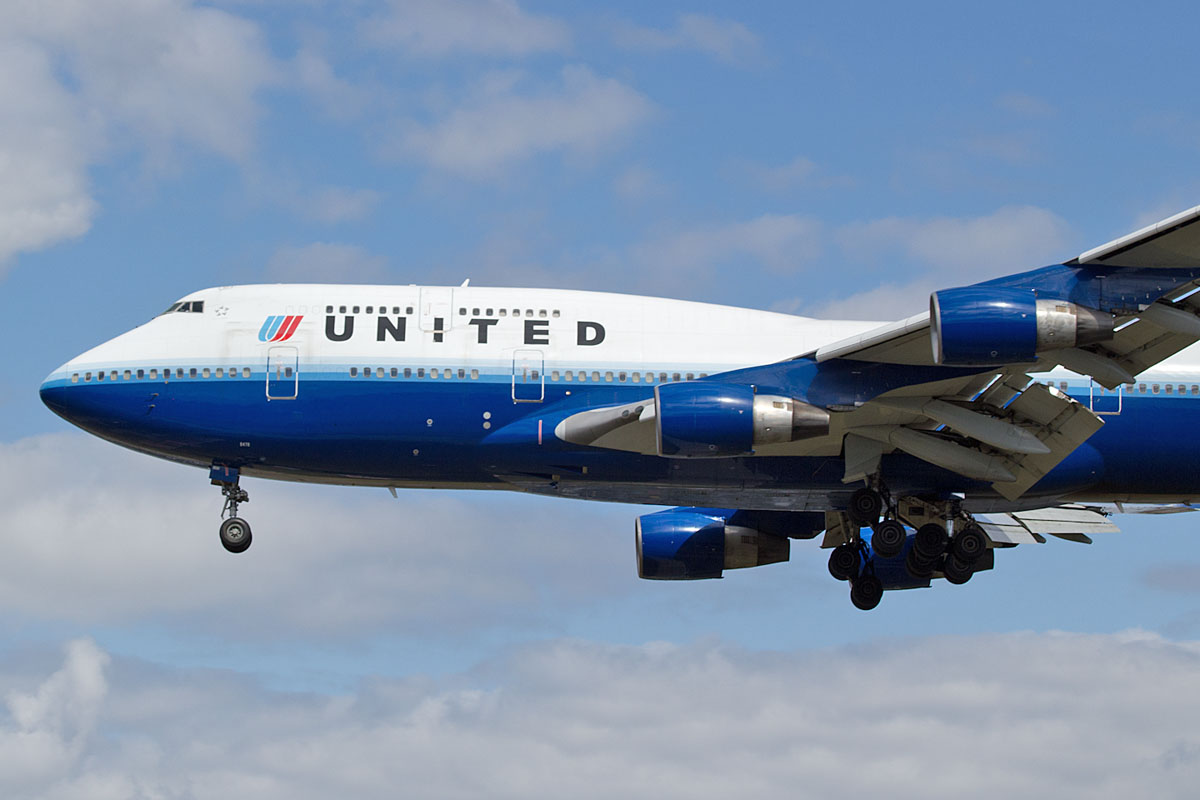 Orion's Aviation: United Airlines - various B747-400s