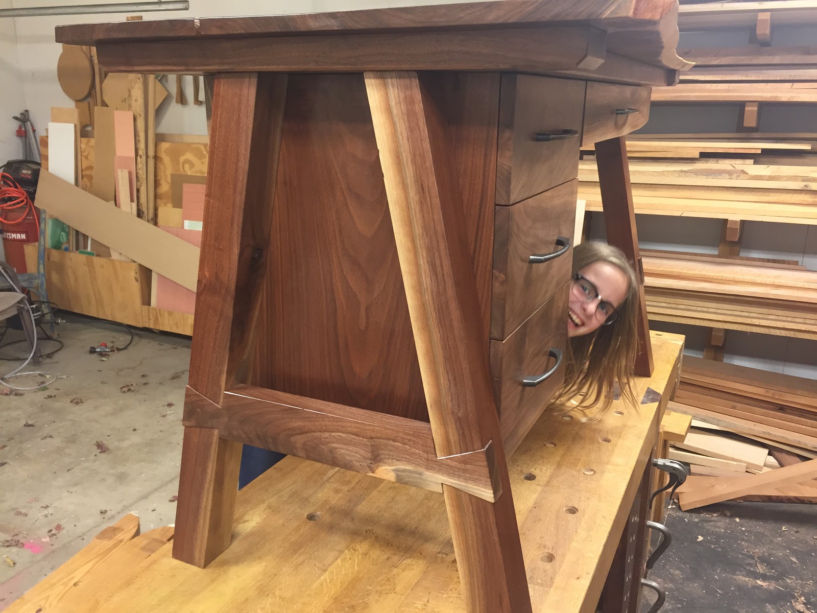 Westfall Woodcraft: Dawson's Live Edge Desk