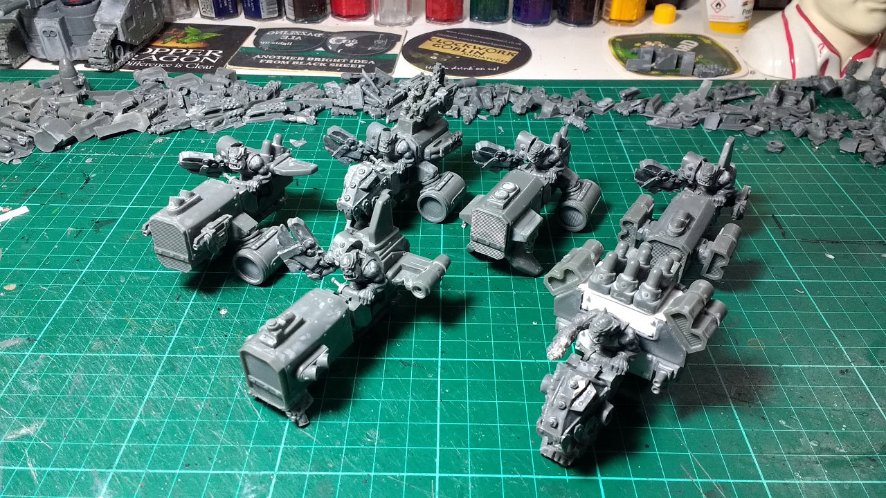 Crucium Giger's Miniatures Blog: Warhammer 40k: Ork Deffkopta progress ...