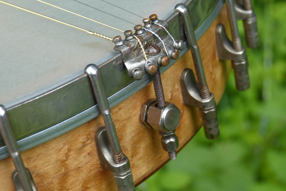 1920s Lange-made Langstile II Openback Tenor Banjo