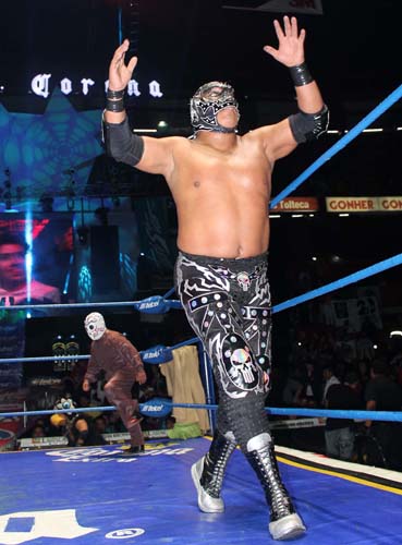 Lucha Libre Porra Fresa: Te la voy a partir Volador: Mr. Niebla