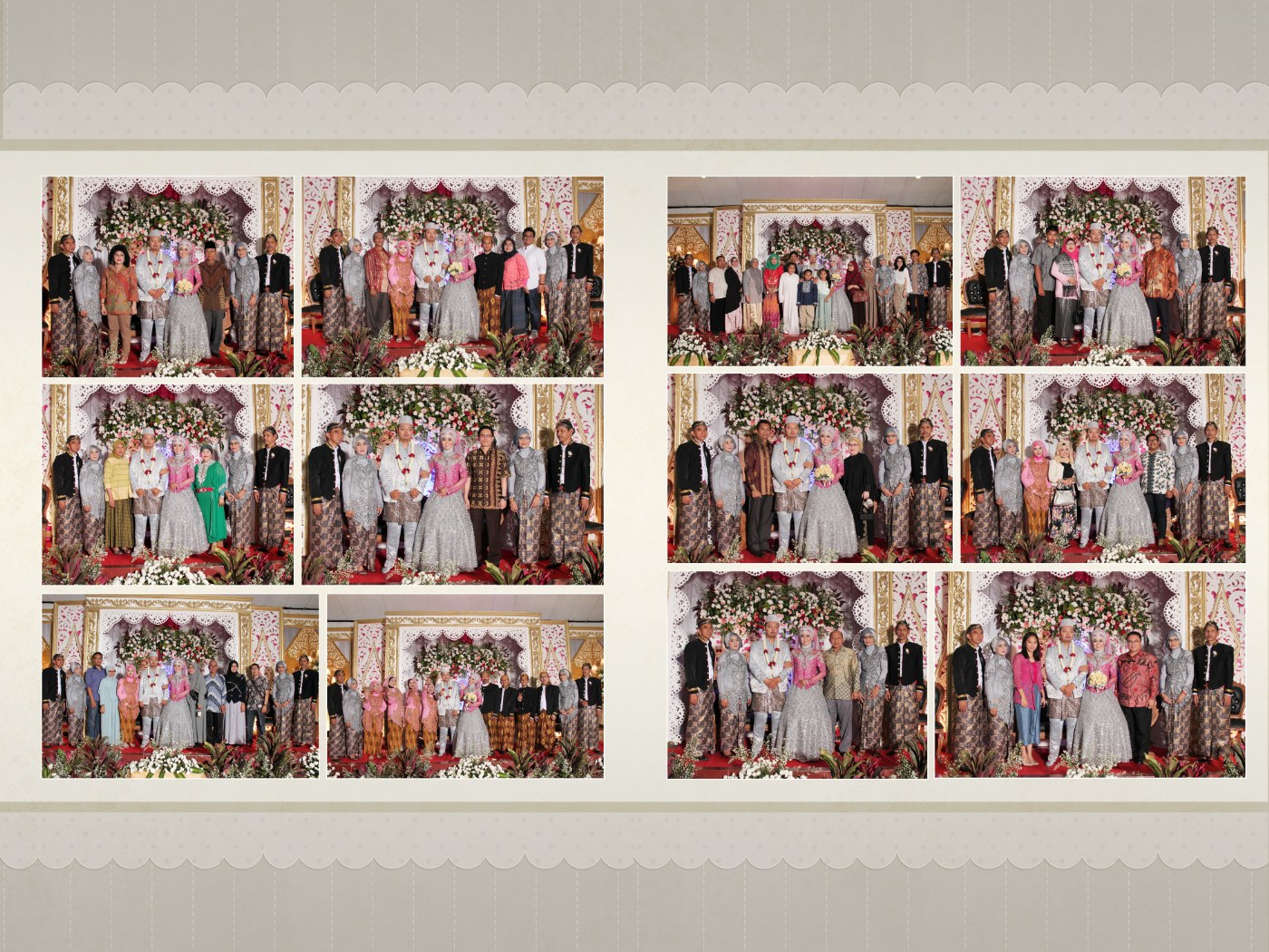 Contoh Photo Kolase Album Pernikahan Sederhana ~ Editing Album Wedding ...