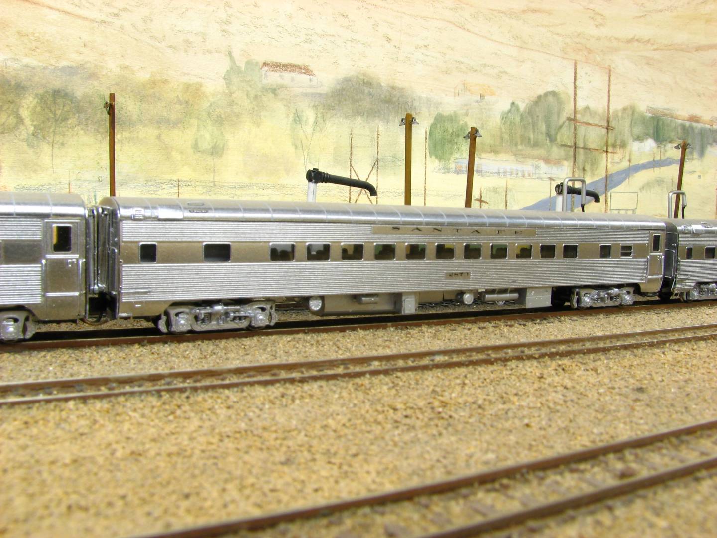Needles Division Santa Fe RR N Scale: 1954 #20 Santa Fe Chief in N Scale