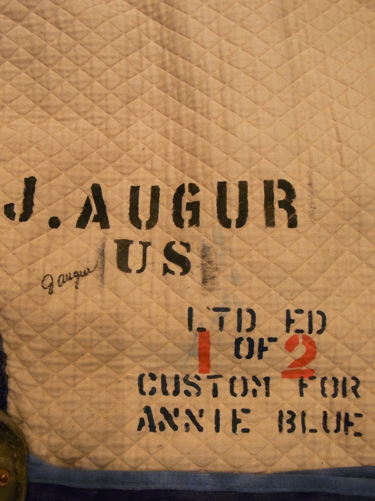 Annie Blue: J Augur Design "INDIGO" Custom for Annie Blue "Limited Edition"
