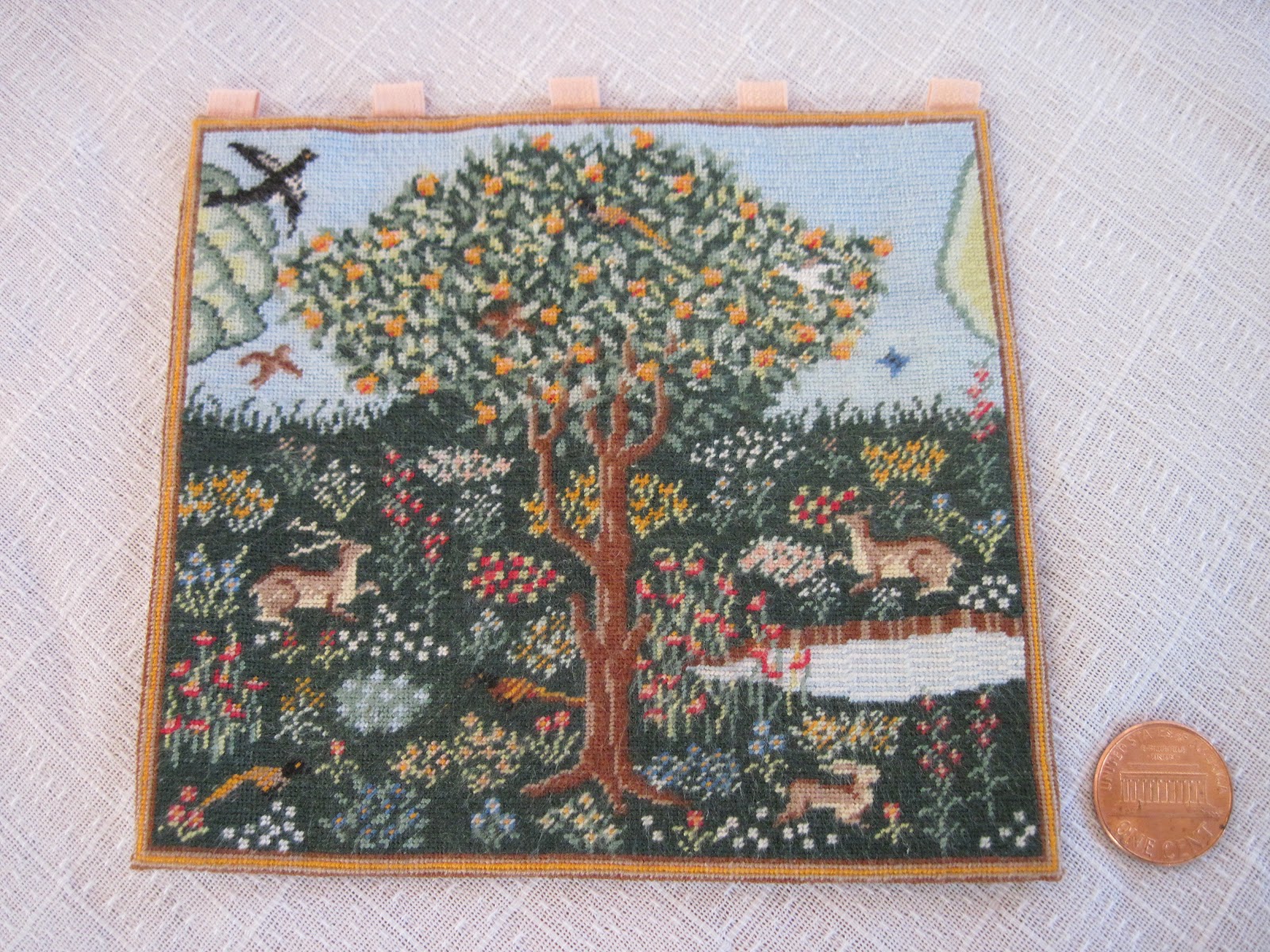 pulchinella's cellar miniatures: Miniature Embroidered Medieval-ish ...