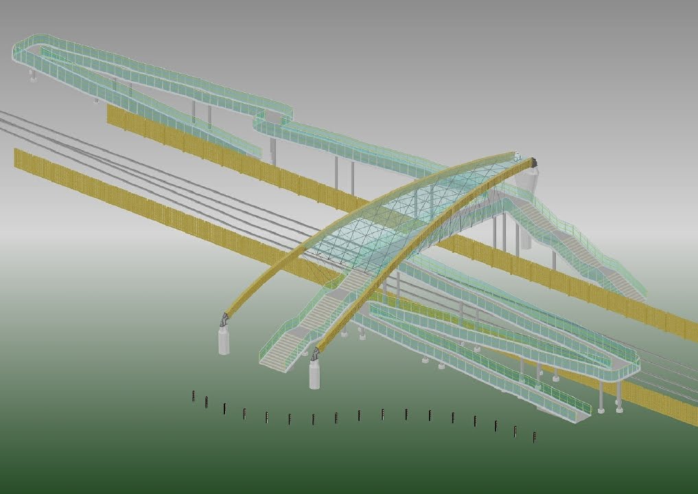 The Happy Pontist: Sleaford Southgate Level Crossing Footbridge