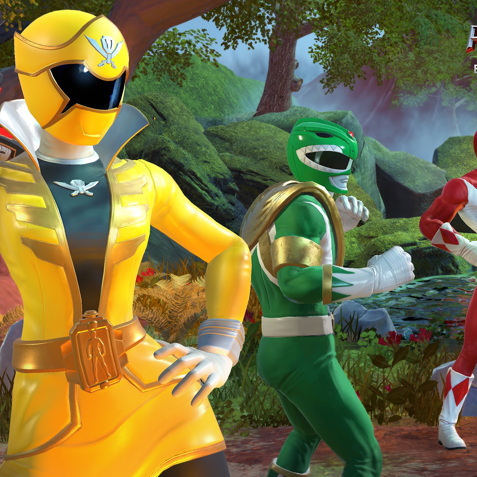Yellow, Green, Red Ranger, Power Rangers: Battle for the Grid, 4K, #105 ...