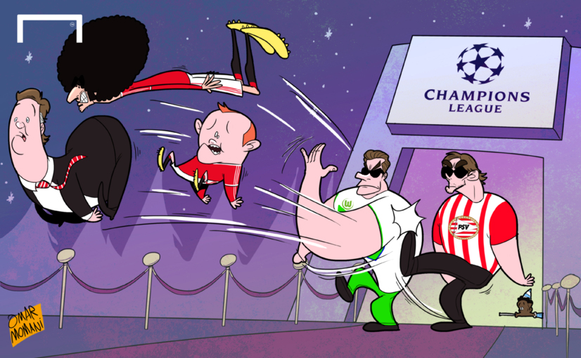 Omar Momani cartoons: Manchester United out of the last-16