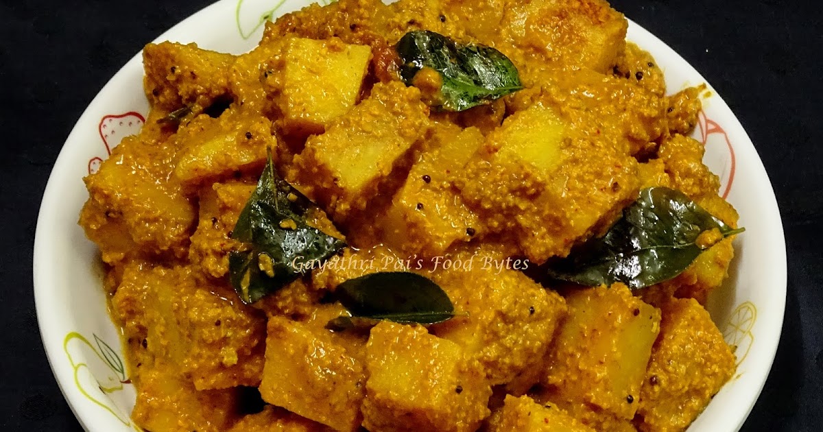 Gayathri Pai's Food Bytes: Surna Sukke / Elephant Yam Semi Dry Curry.