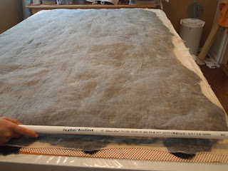 Wool love-functional fiber art: Raw Fleece Rug Redux- Part 1 of 2