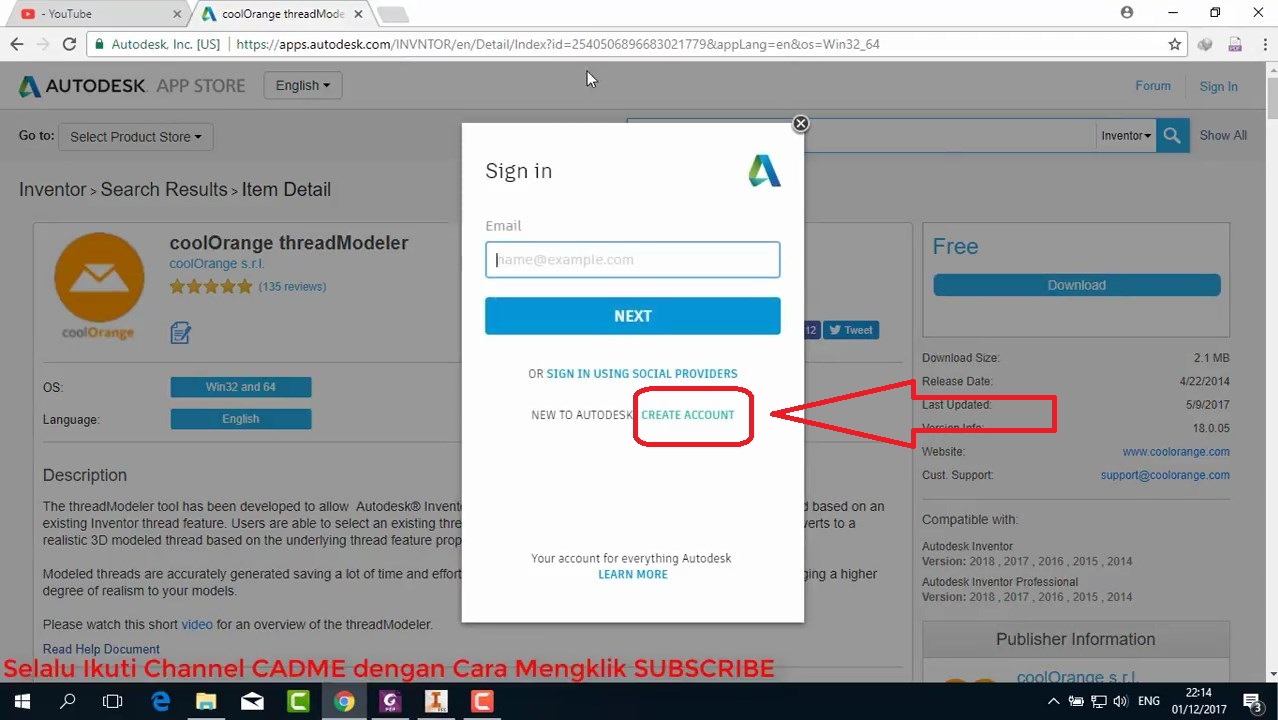 Tips Mengintall Plugin CoolOrange Thread Modeler pada Autodeks Inventor Pro