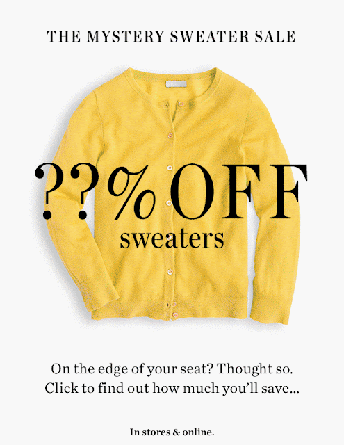 J.Crew Aficionada: The Mystery Sweater Sale at J.Crew J.Crew Aficionada: The Mystery Sweater Sale at J.Crew