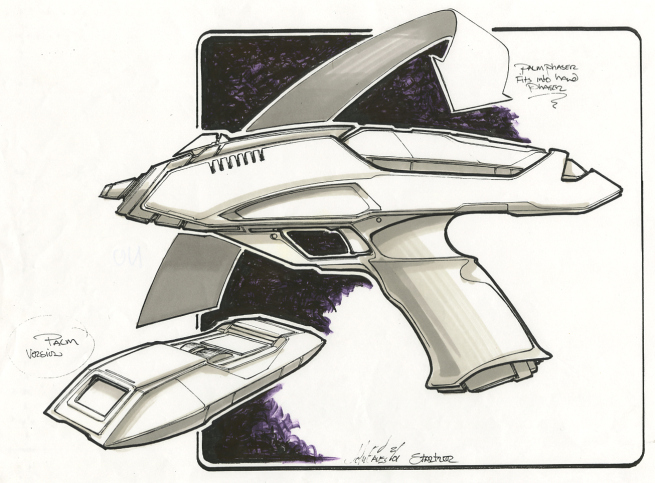 STAR TREK ENTERPRISE Phaser Concept Designs by Johnny Eaves | RAR Writes
