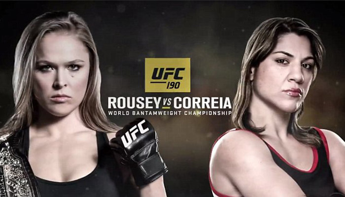 No Kayfabe Zone: KO Coverage By A KO Look-A-Like: UFC 190- Rousey vs ...