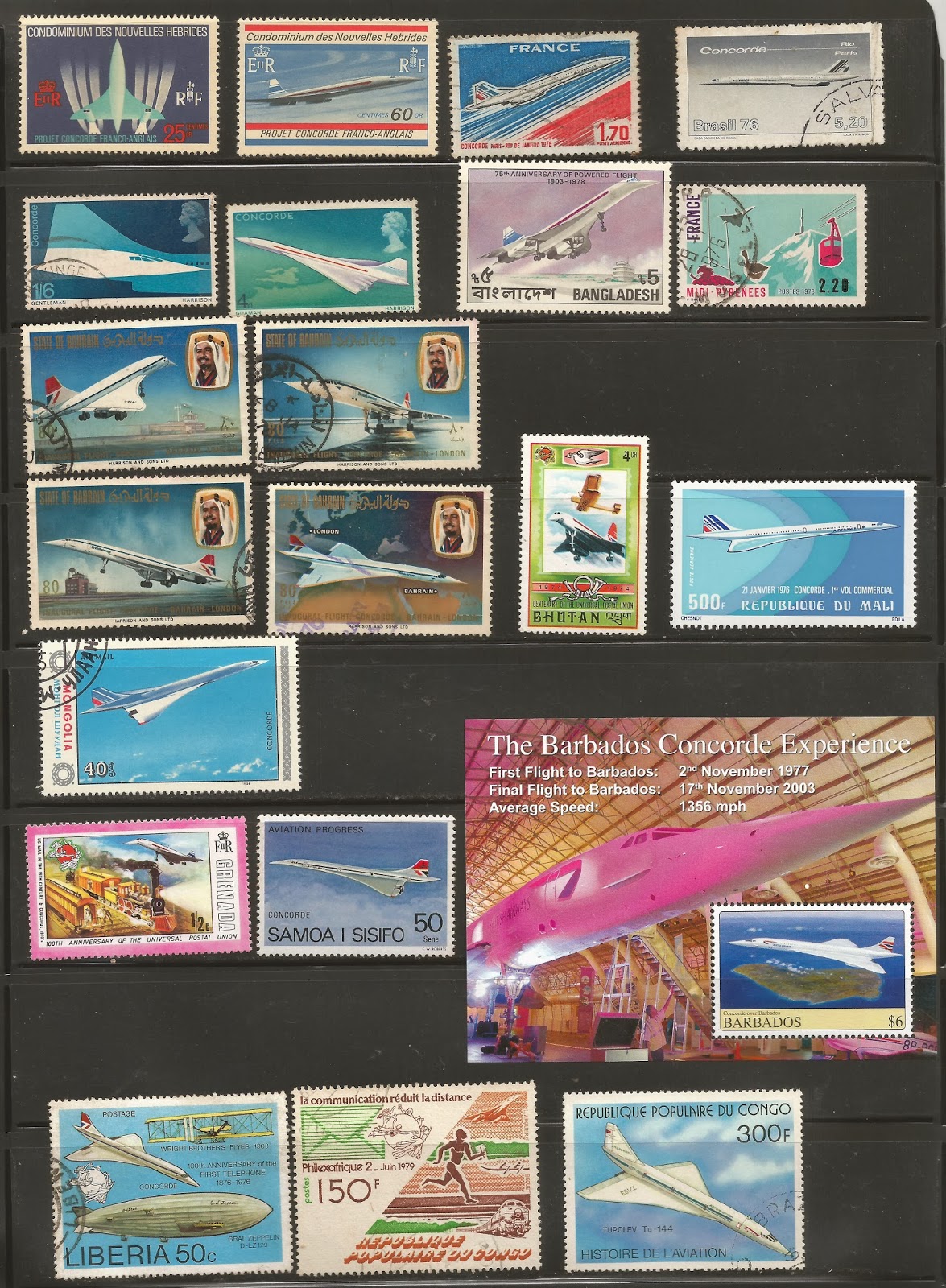 Aviation Stamps: Concorde