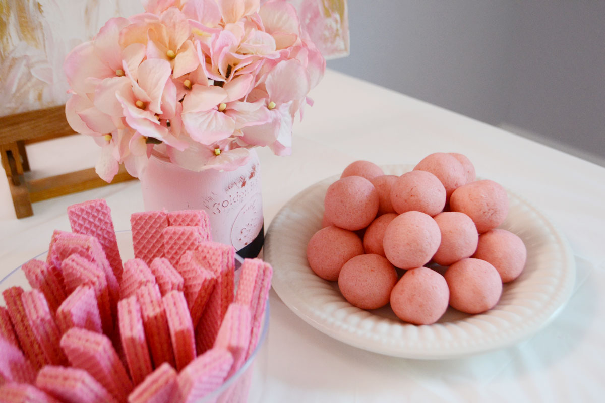 pink and gold first birthday - The New Wittys