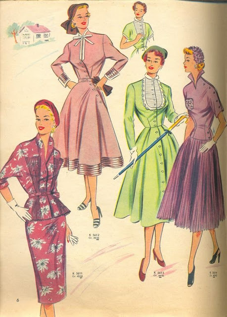Sentires: La Moda en los años 50, la mujer femenina por excelencia