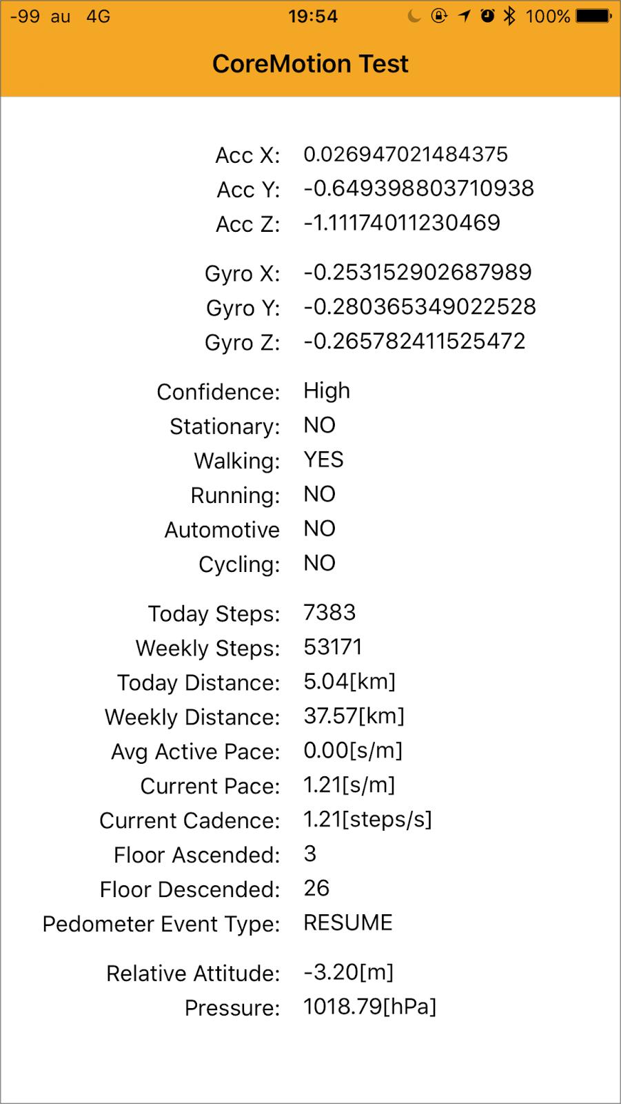 GitHub - MilanistaDev/CoreMotioner: This App is the sample code for ...