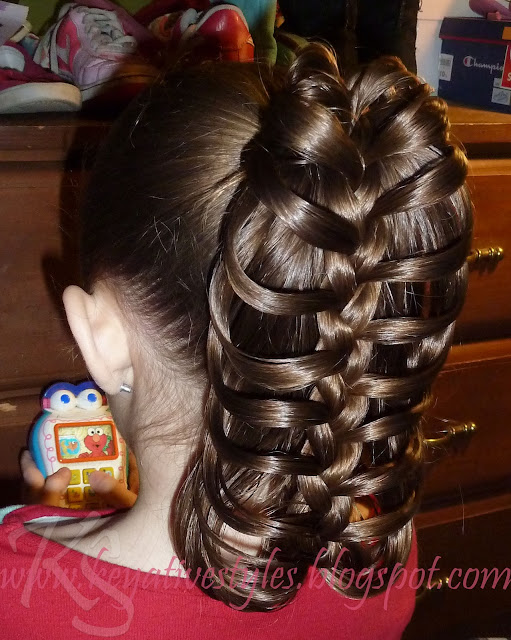 Keyative Styles: Style Quickie: Cage Braid