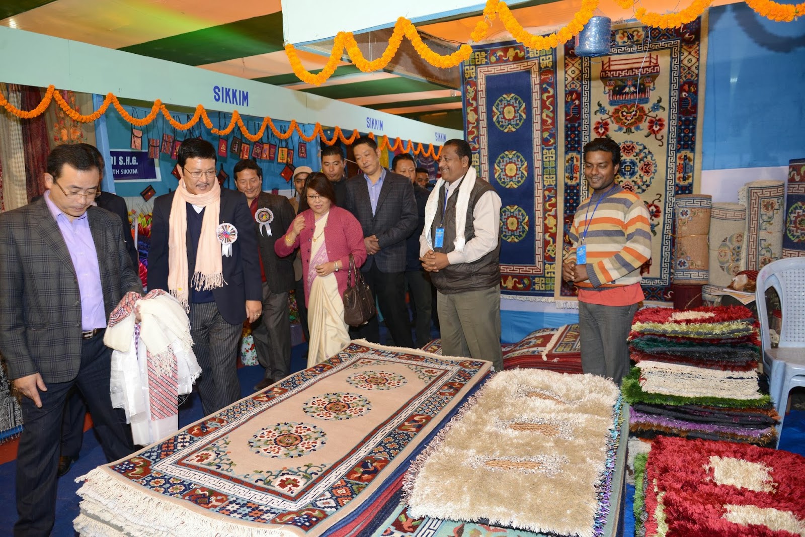 Sikkim NOW!: Special Handloom Expo gets underway at Kanchanjunga ...