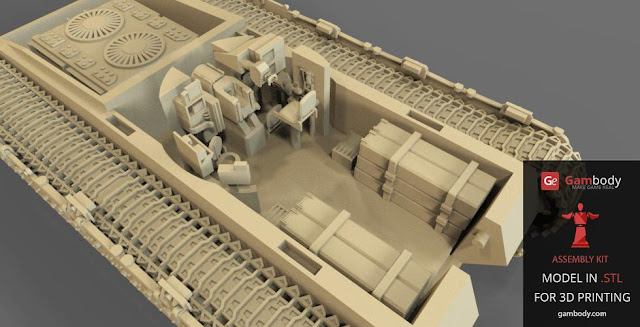 Merkava 2 Tank 1:24 Scale Size 3D Print Model | Nixon's 3D Models