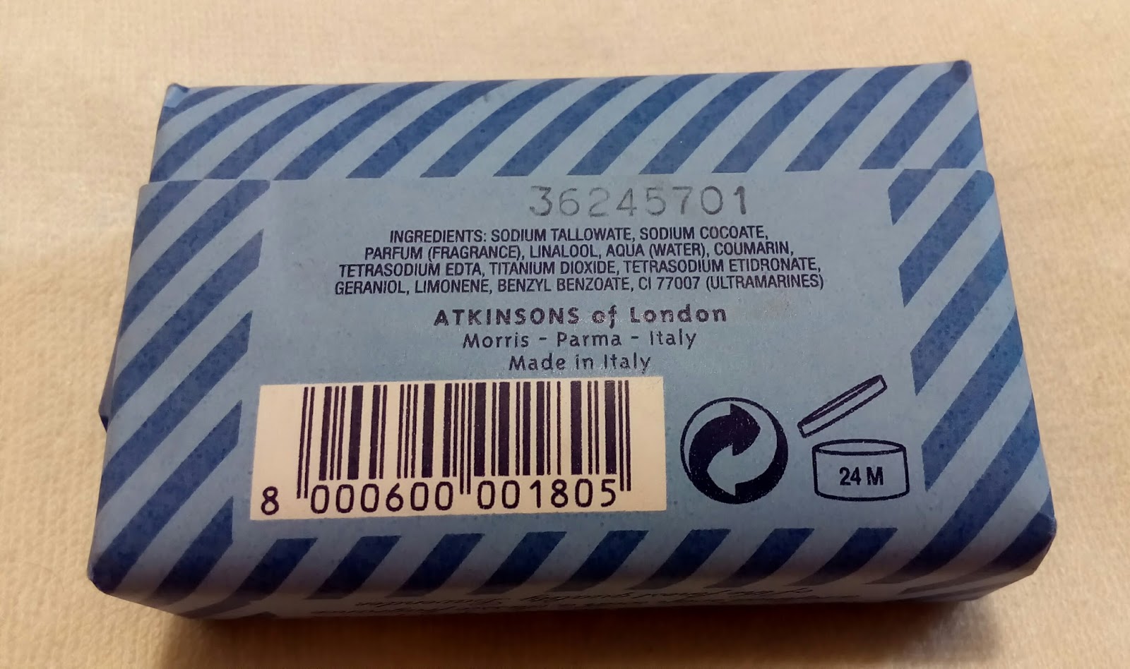 Die Zauberin Zebulon: Soap Bars - Atkinson Blue Lavander, Fine Perfumed ...