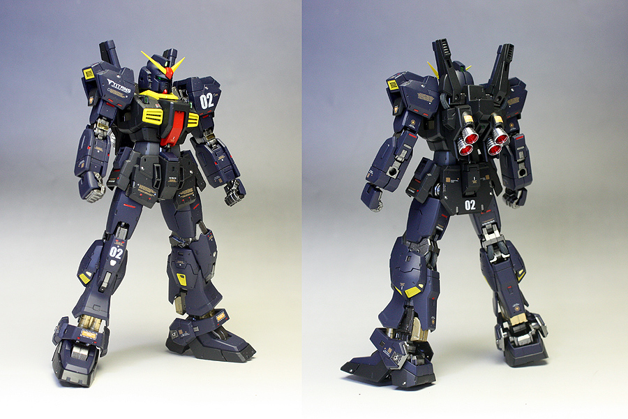 GUNDAM GUY: RG 1/144 Gundam Mk-II Titans: G-Defenser & Flying Armor ...