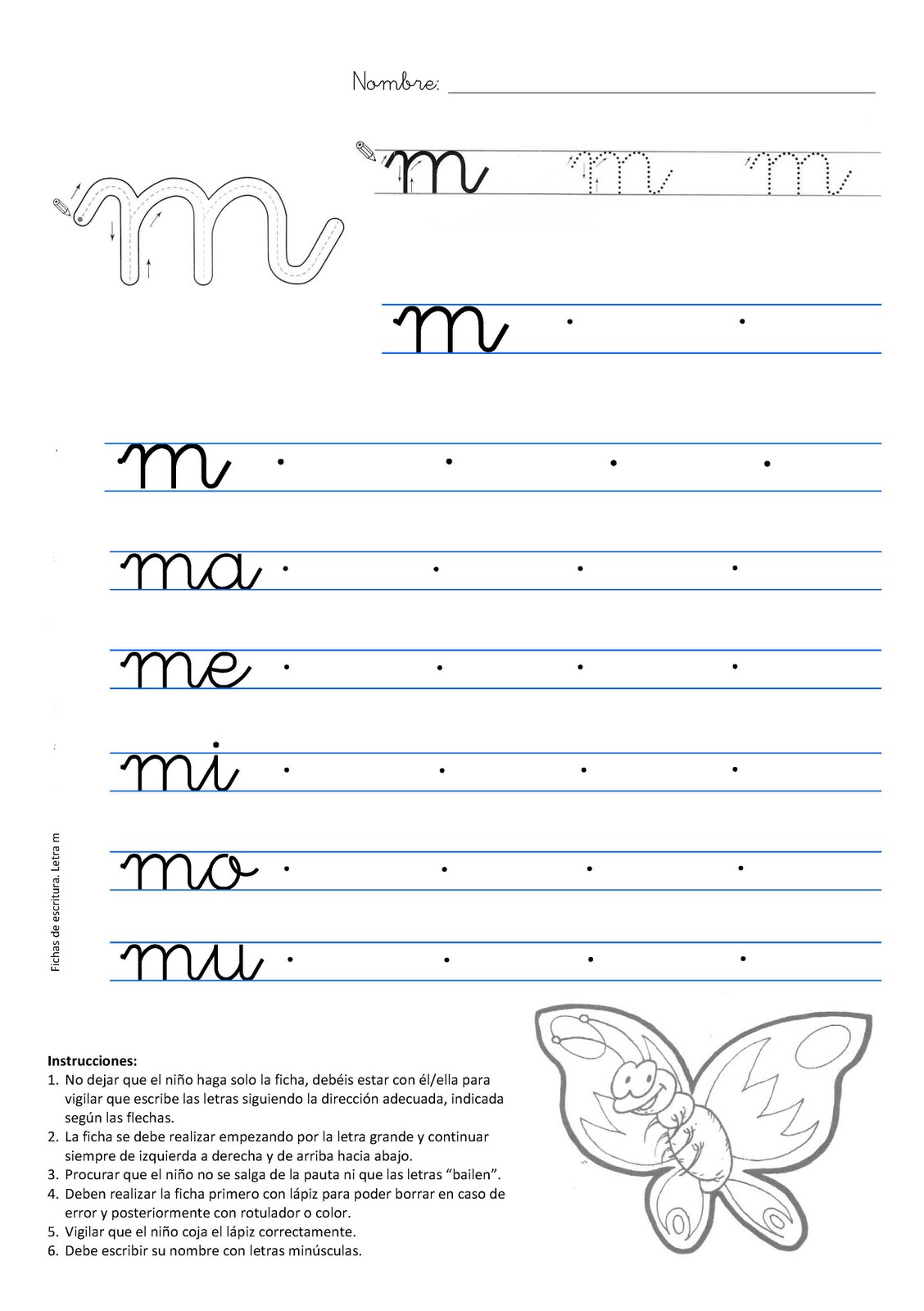 LA GUARDE DE MARIMI: TRABAJAMOS LA LETRA M