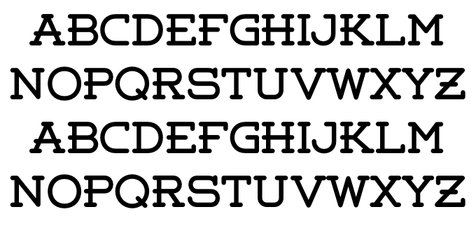 Schriftkoffer: Weston (Fontfabric)