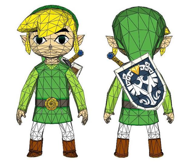 PAPERMAU: The Legend of Zelda: The Wind Waker - Link Paper Model With ...