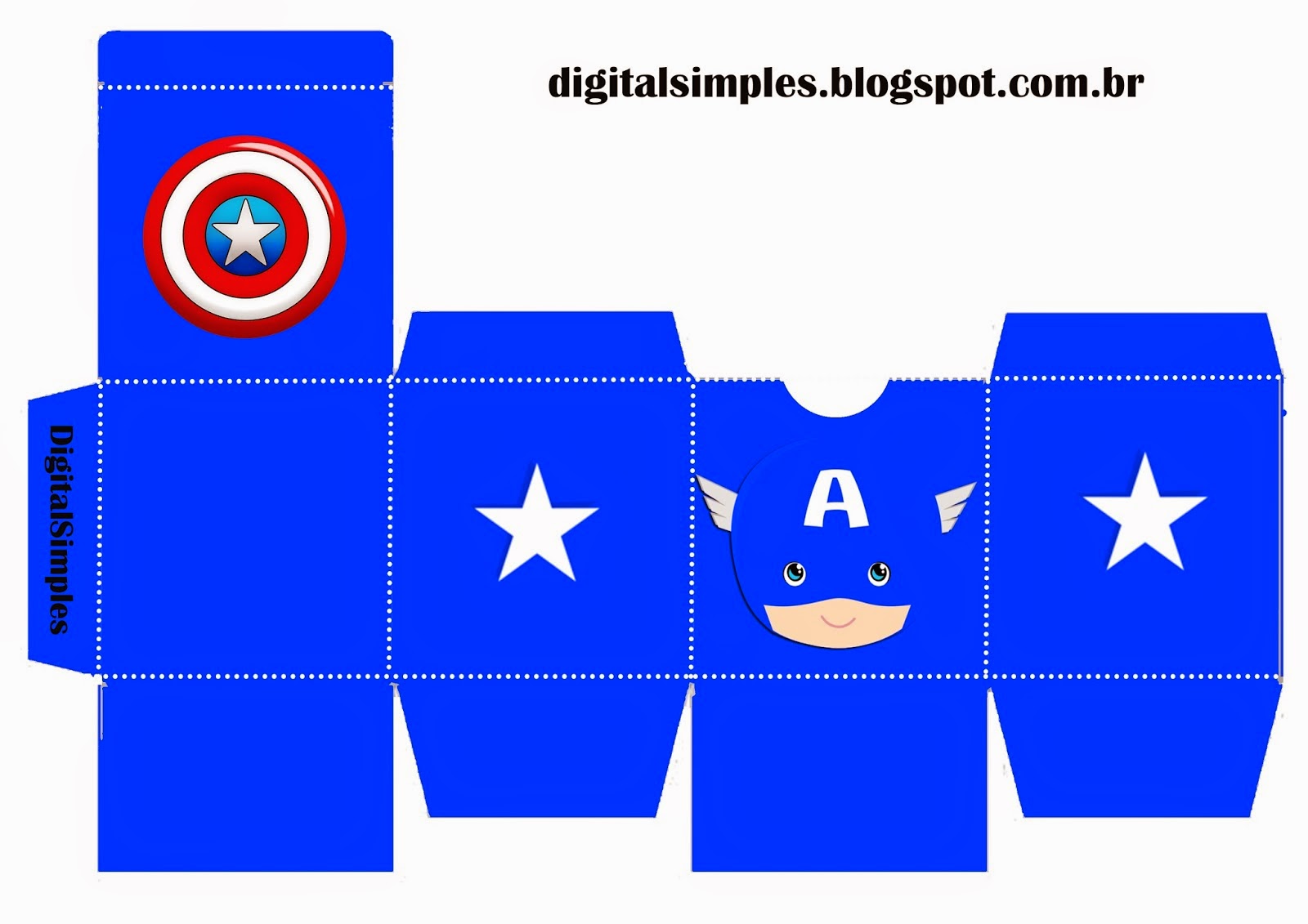 Free Printable Superheroes Cube Boxes. - Oh My Fiesta! for Geeks