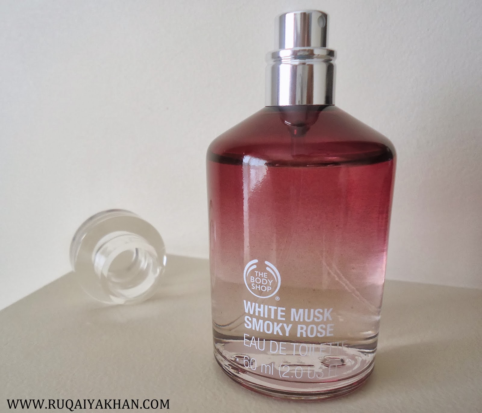 Ruqaiya Khan: The Body Shop White Musk Smoky Rose Eau De Toilette Review