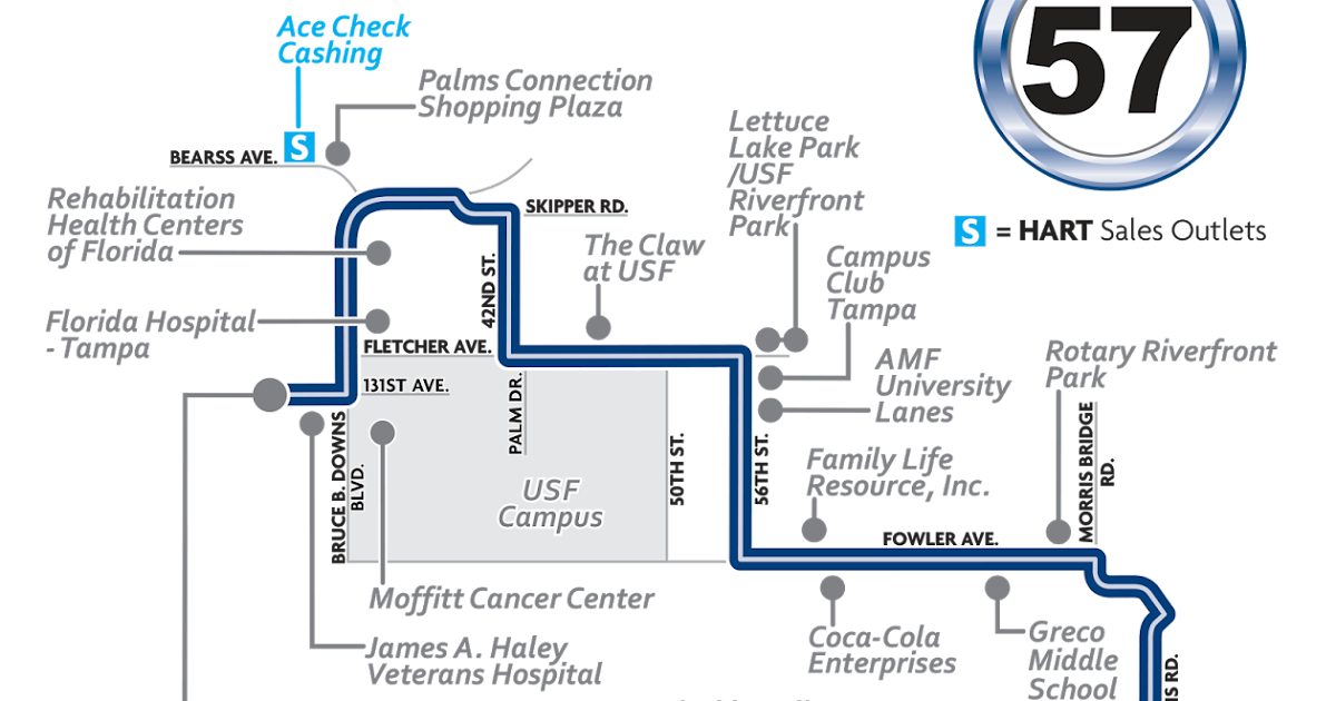 In Transit - The Official HART Transit Blog: Route of the Week: Route 57
