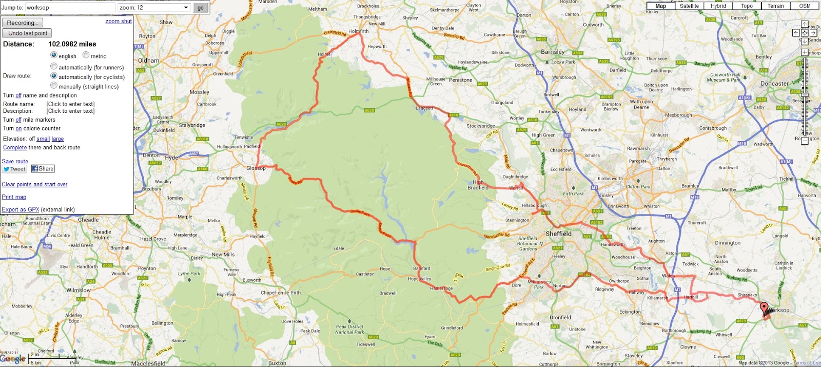 Biking and Hiking: A hilly 100