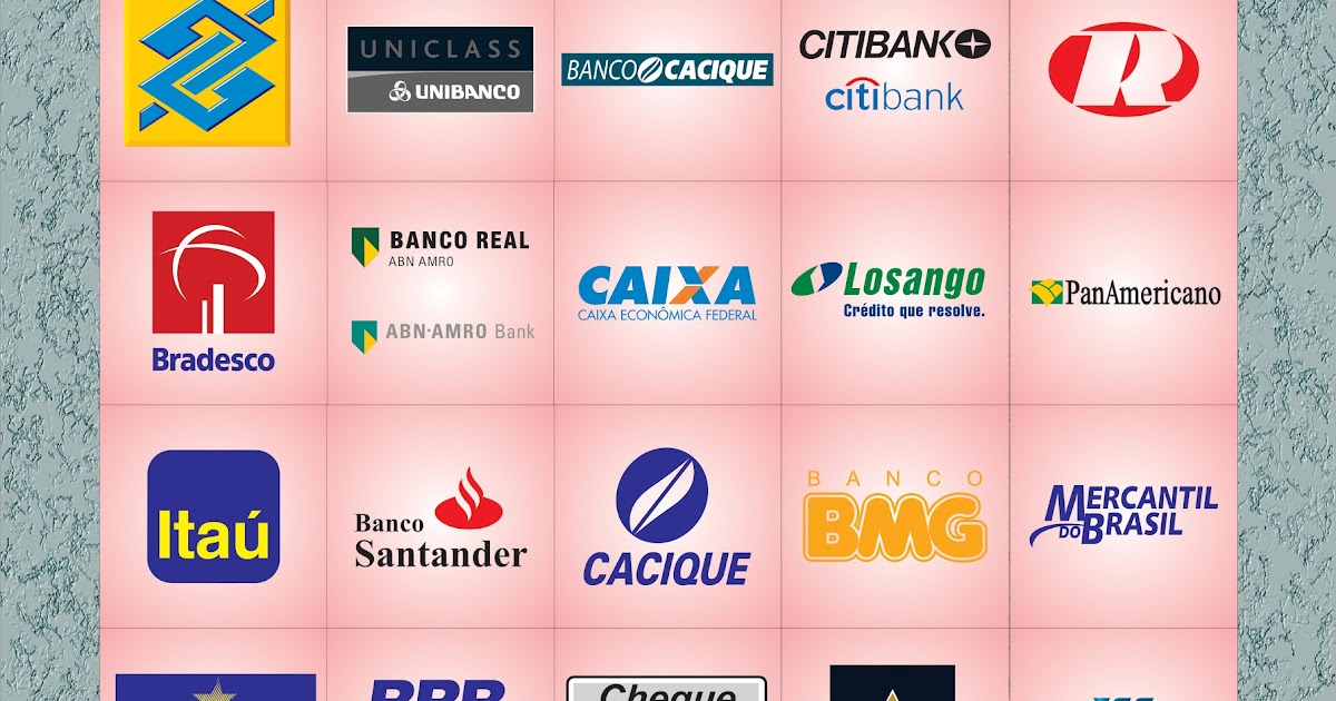 JESUS - O VETOR........: Bancos logomarcas vetor corel x3