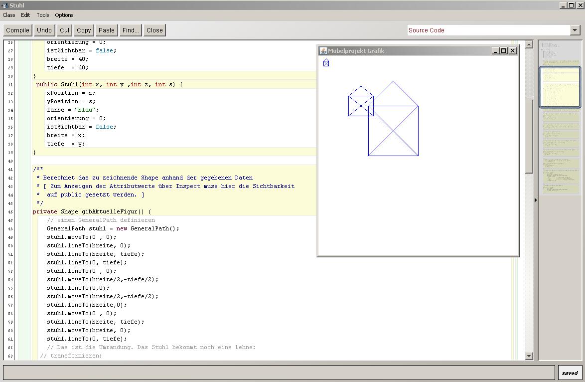 Turan sein Blog : Zeichen mit bluej